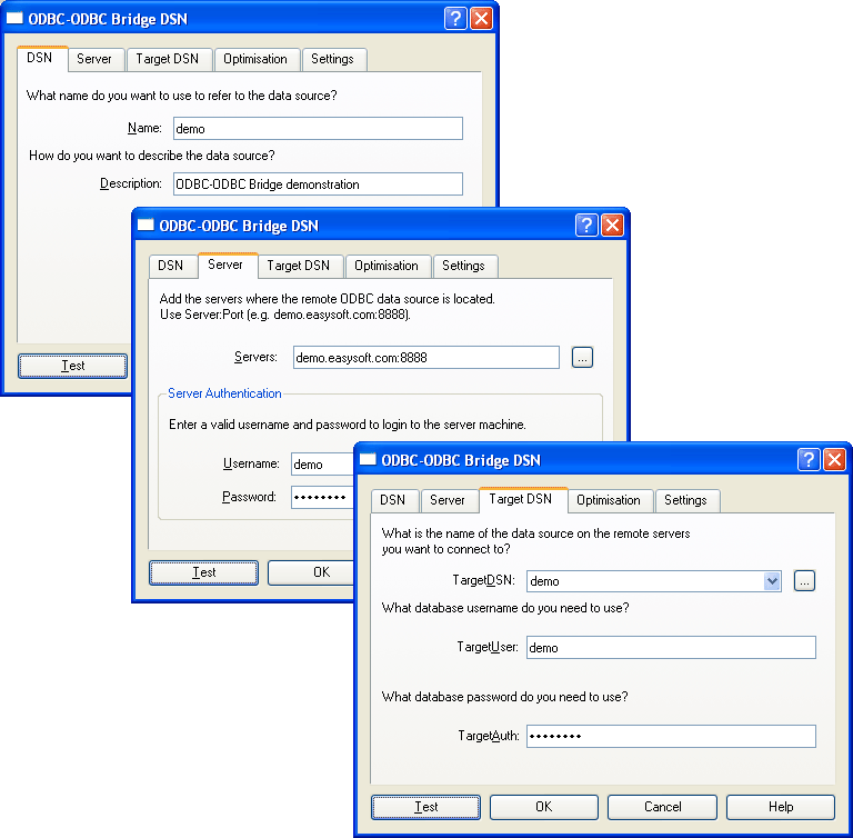 Easysoft Odbc Odbc Bridge User Guide Connection